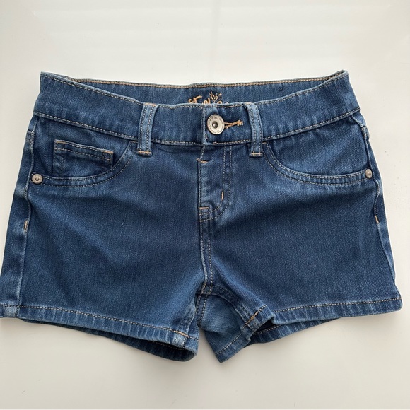 Justice | Bottoms | Justice Girls Blue Denim Stretchy Short Shorts Size ...